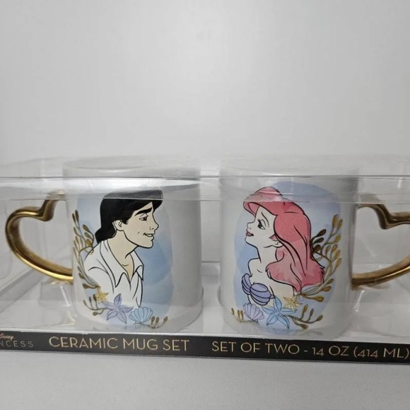 Disney | Kitchen | Disney The Little Mermaid Ariel Prince Eric Heart ...